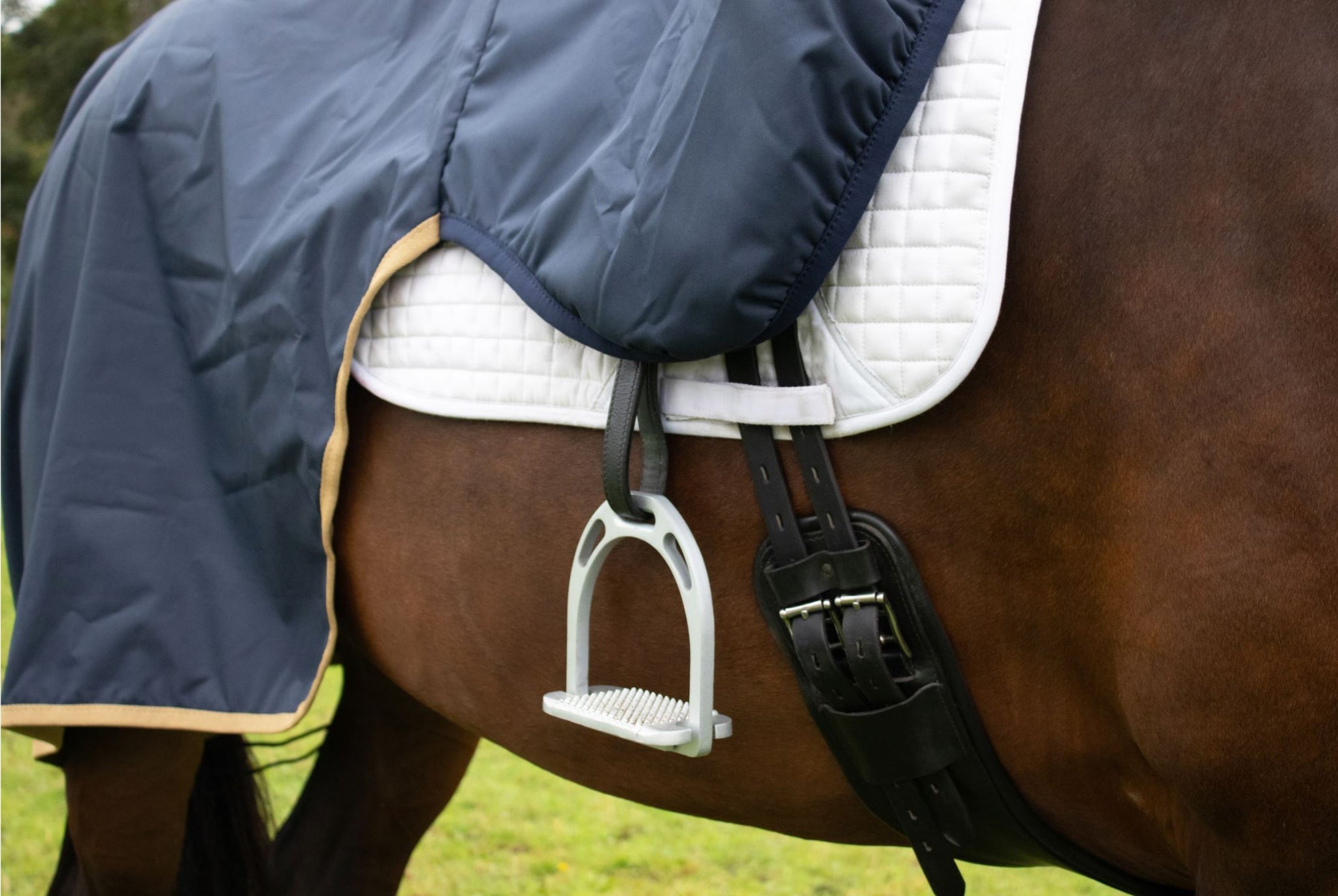 Navy Winter Weight Waterproof Ride - On Exercise Sheet – Finer Equine